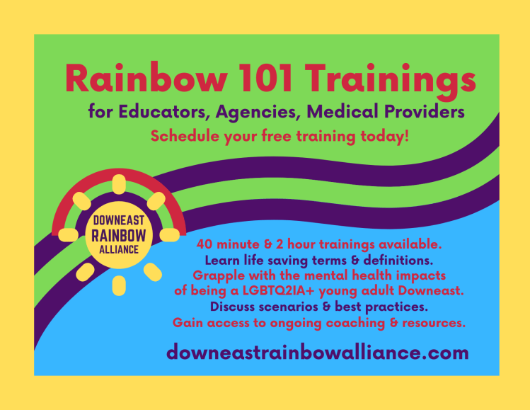 Rainbow 101 Trainings – Downeast Rainbow Alliance
